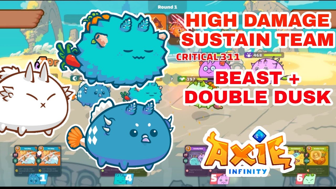 BEAST + DOUBLE DUSK TEAM VS JUMPING POISON | AXIE INFINITY - YouTube
