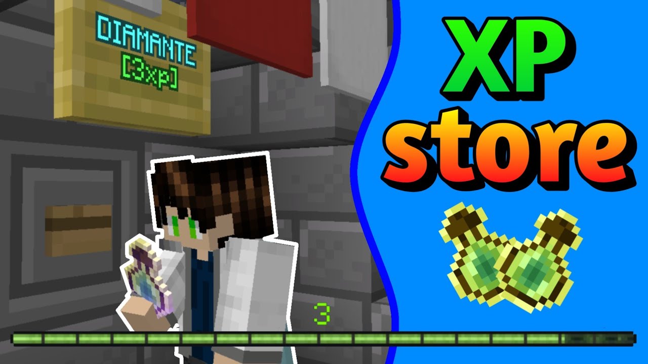 Como hacer una TIENDA de EXPERIENCIA en Minecraft Bedrock - YouTube