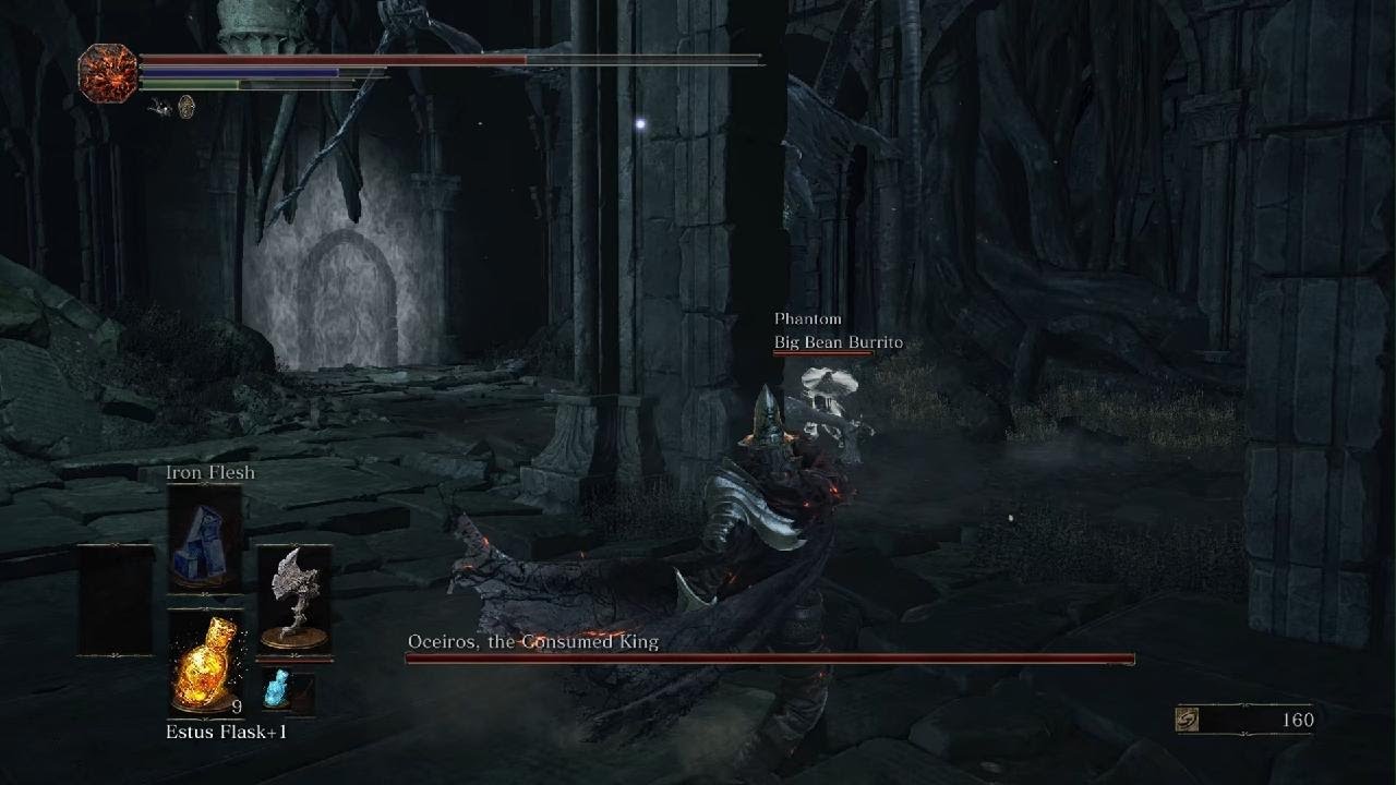 DARK SOULS III Oceiros The Consumed King Full Fight - YouTube