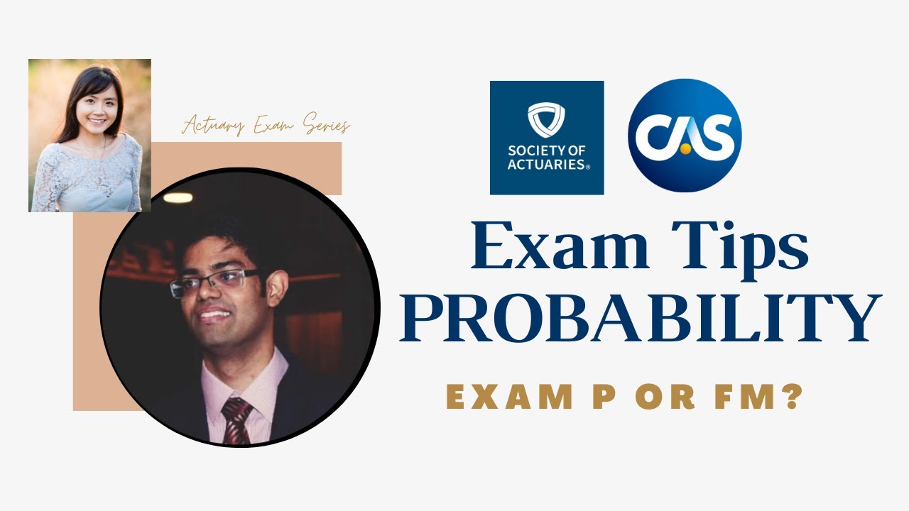 Exam P | Probability Exam Tips | Which to take first exam P or FM - YouTube