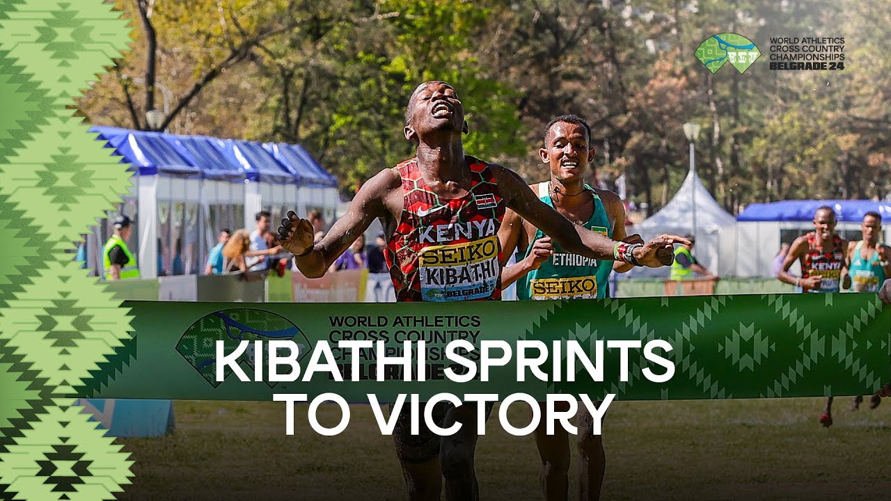 Kibathi gets it on the line 😳 | World Athletics Cross Country ...