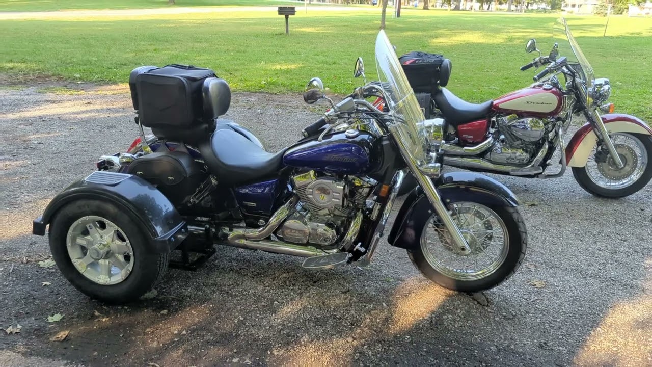 BIC Trikes twin 2008 Honda 750 shadows 24-hour turnarounds. - YouTube