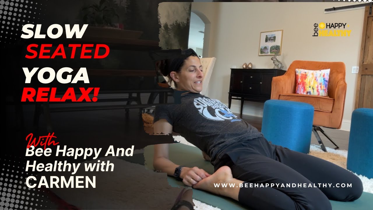 Seated yoga - slow paced - YouTube