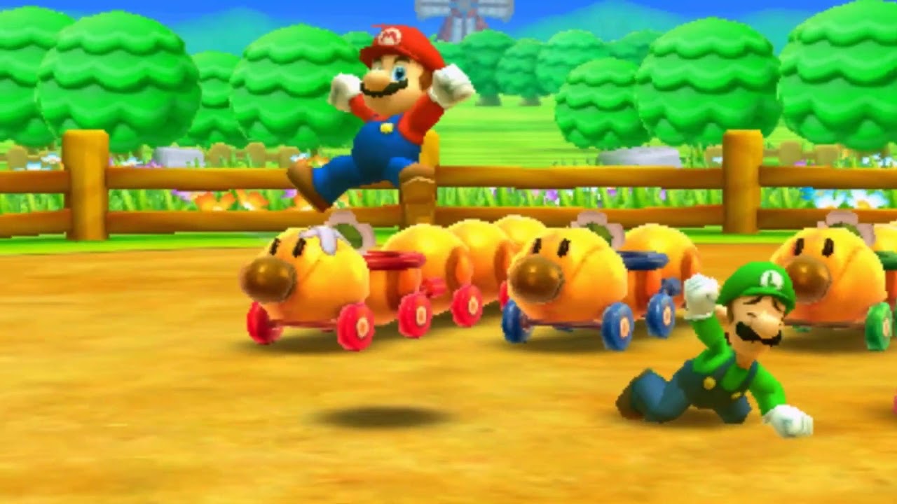 Evolution of Wiggler Minigames in Mario Party - YouTube
