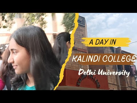 A day in Delhi University | Kalindi College | Vlog | - YouTube