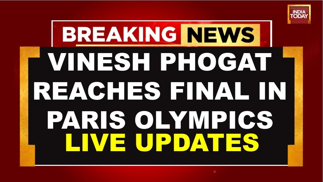 Vinesh Phogat Match LIVE: Vinesh Phogat In Final | Paris Olympics LIVE ...
