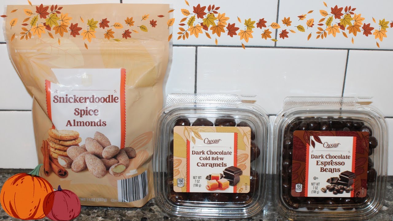 Aldi Southern Grove Snickerdoodle Almonds, Choceur Dark Chocolate Cold ...
