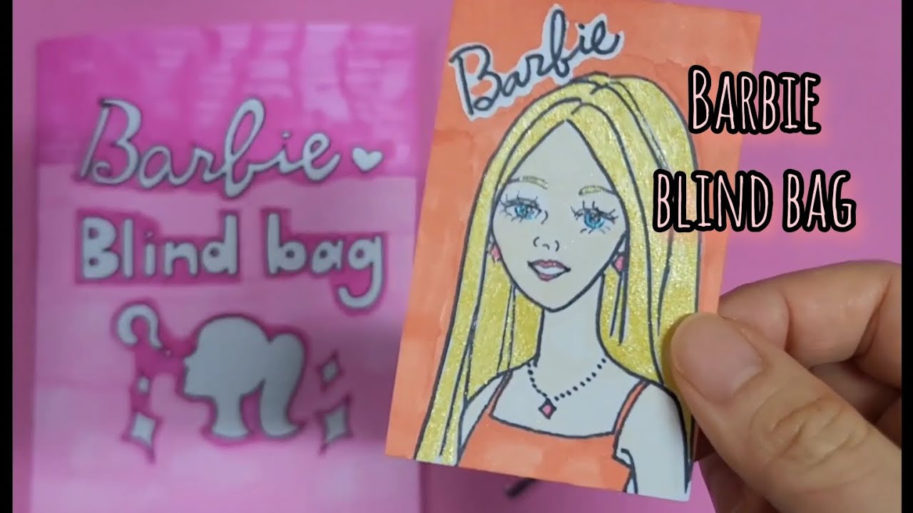 [🎀paper diy🎀] Barbie blind bag unboxing !! - YouTube