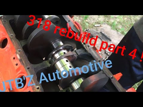 Dodge 318 rebuild part 4 ! (cam install and head install ) - YouTube