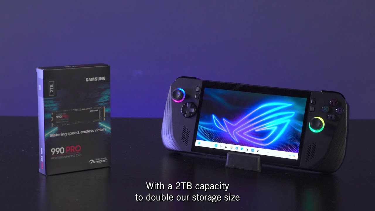 ROG Ally Tutorial Video - how to replace and upgrade an SSD - YouTube