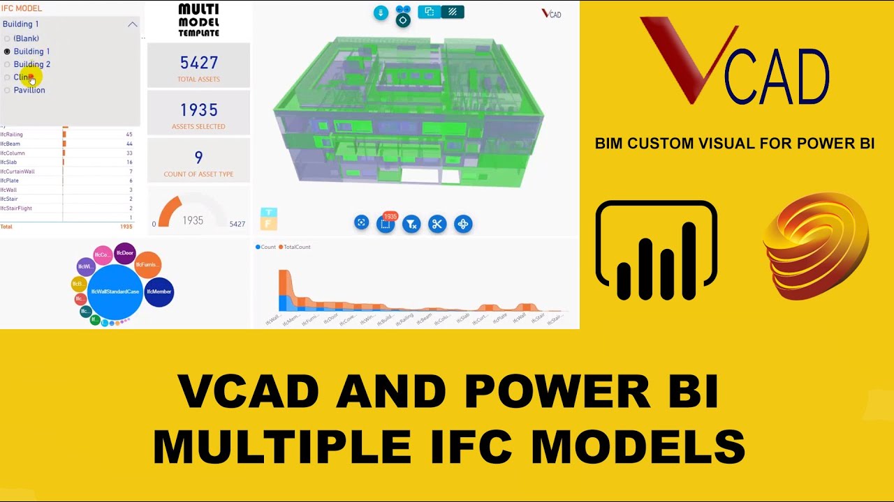 Vcad - Multi Ifc model template - YouTube