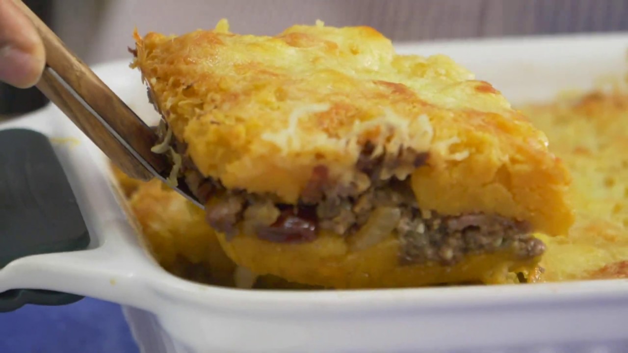 Bellini Cornmeal Trini-Pastelle Pie - YouTube