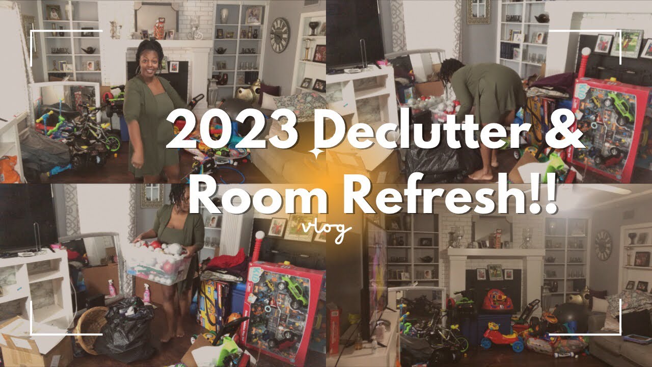 2023 Declutter with me & Room Refresh - YouTube
