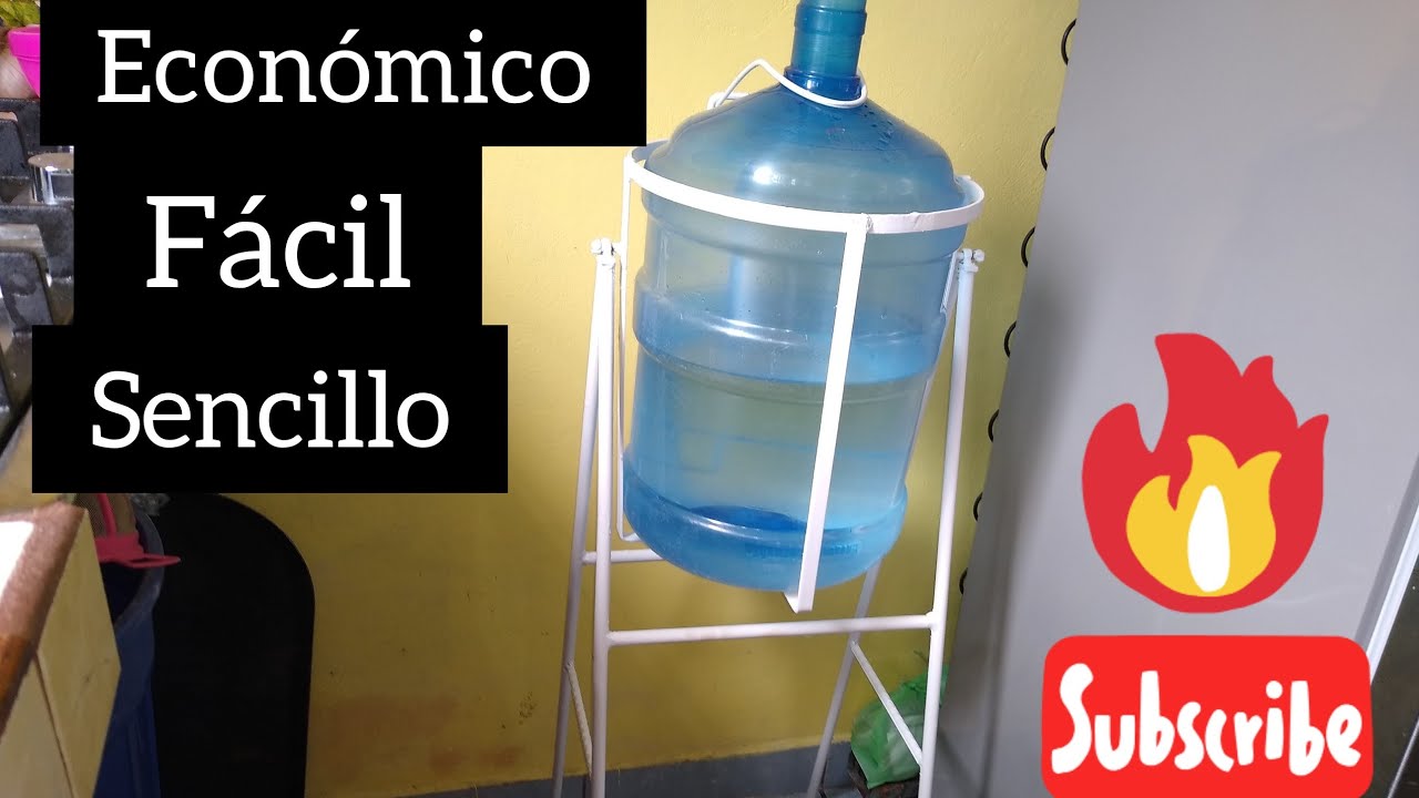 COMO HACER UN PORTA GARRAFÓN DE AGUA /TUTORIAL PASO A PASO HAZLO ...