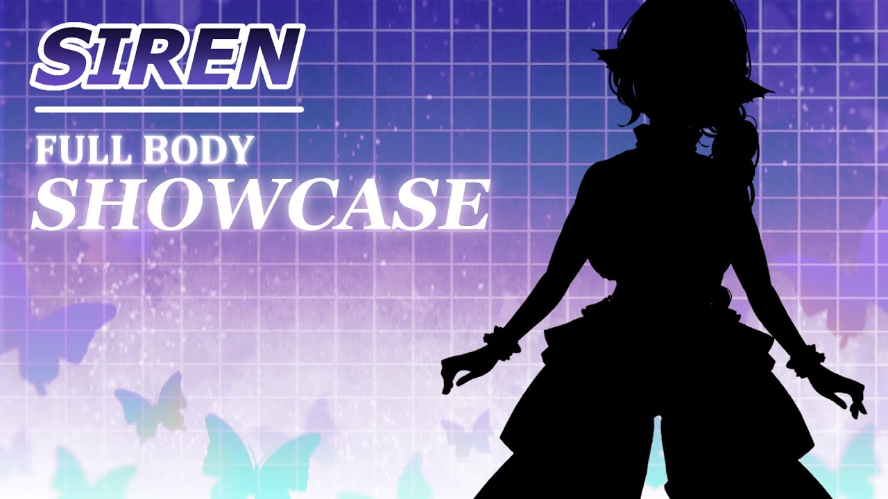 【Live2d Showcase】Vtuber Siren w/ Vbridger | Color and Outfit Customization | 7 Expressions - YouTube