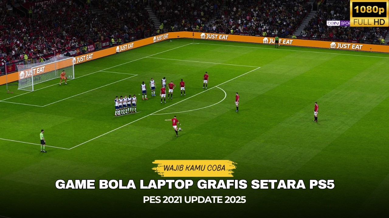 GAME BOLA TERBAIK🔥KHUSUS LAPTOP TAPI GRAFIS SETARA PS5 | PES 2021 ...