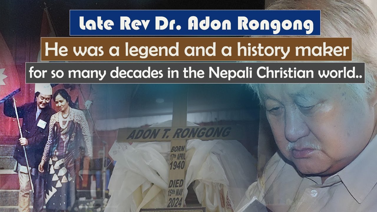 Tribute to Late Rev Dr. Adon Rongong || History Maker || He was Great ...