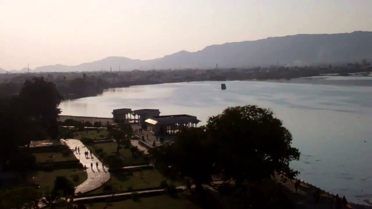 Anasagar lake in Ajmer - YouTube