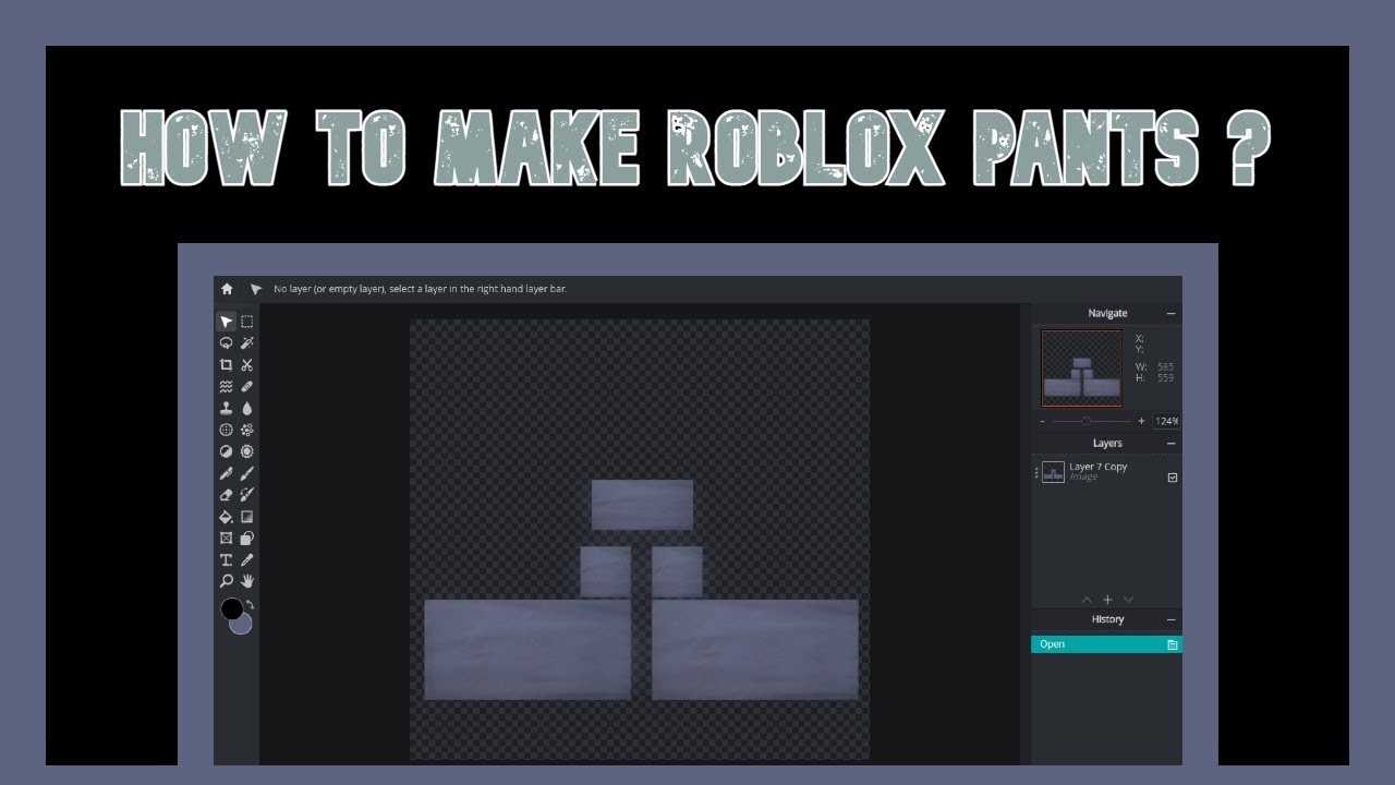 How to make roblox pants | NZ_Clan - YouTube