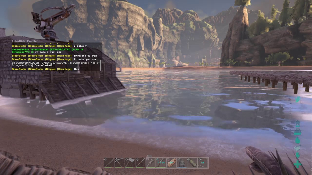 Ark survival evolved ps4 edition playing on primitive plus server - YouTube