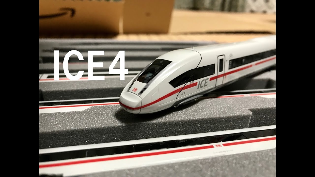 鴨居の上のレイアウト ICE3〜4 N scale Model railroad 鉄道模型 - YouTube