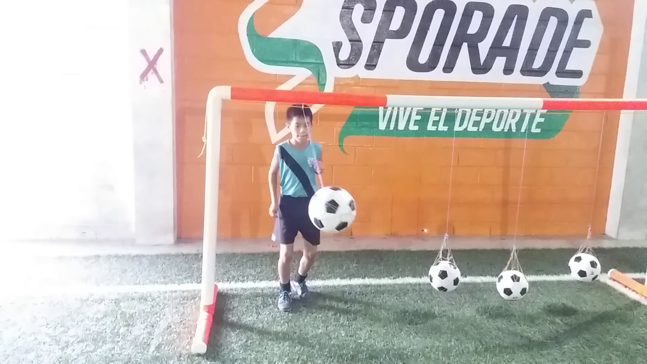 Control del balón con gesto técnico borde interno. - YouTube