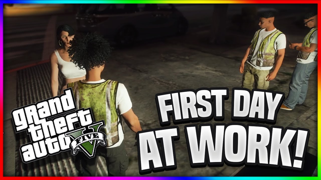 GTA 5 ROLEPLAY - FIRST DAY AT WORK 🔨🔧(GTA 5 RP) - YouTube