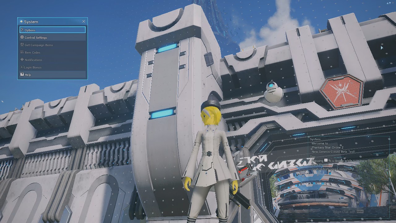 PSO2 NGS simple graphic settings bug - YouTube