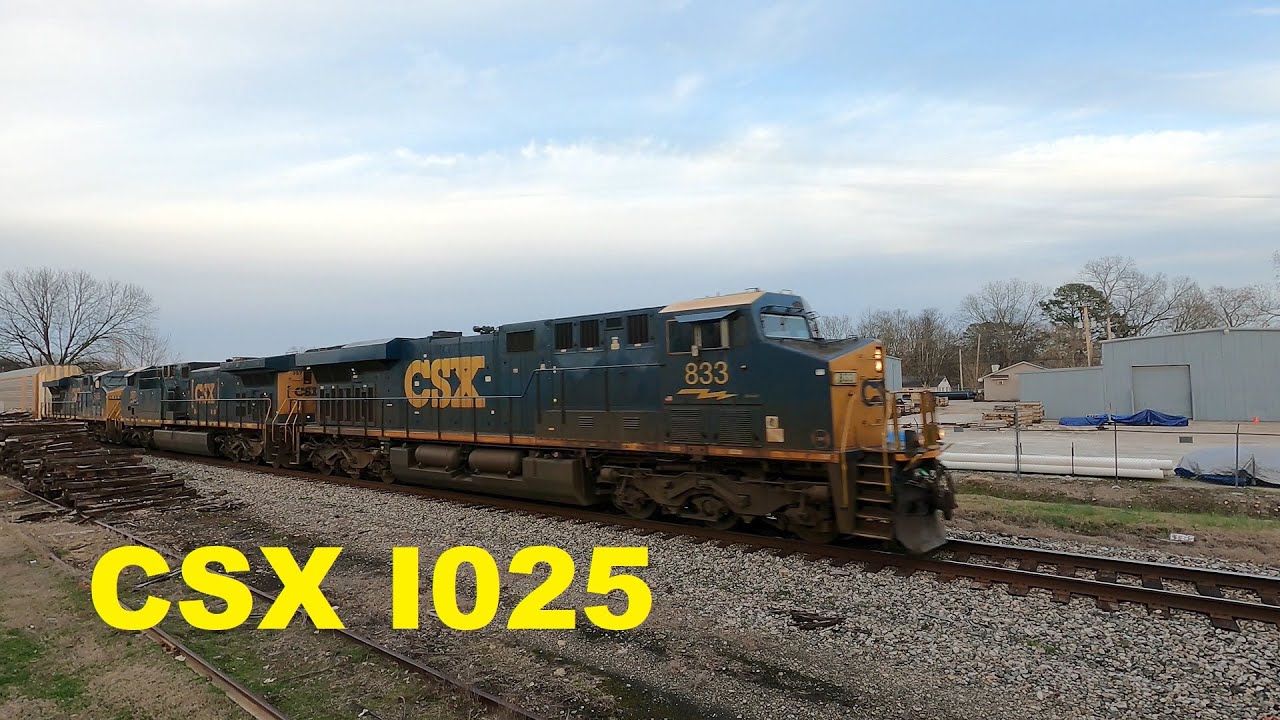 CSX I025 - Autoracks, Containers, Piggyback Trailers - 833, 397, 5459 ...