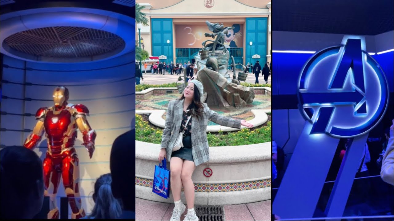 Walt Disney studio| Part-2| Avengers coaster ride was so scary 😭 Naga ...