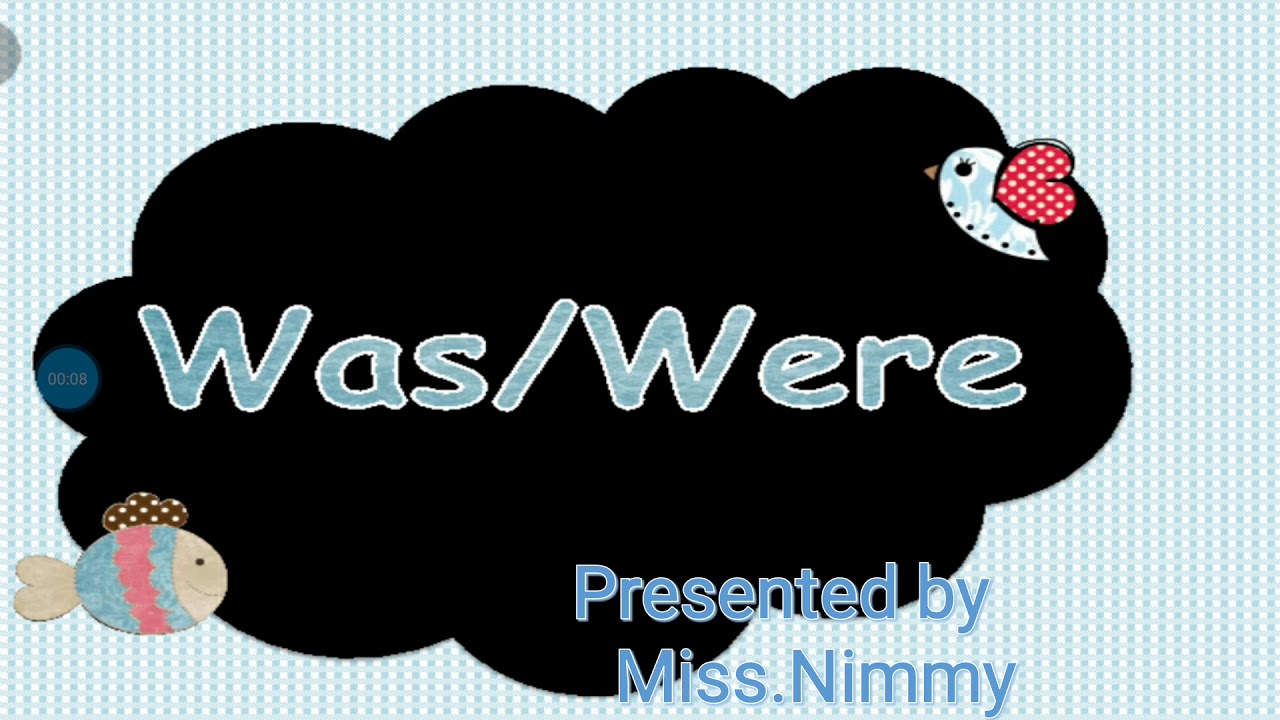 Use of was and were - YouTube