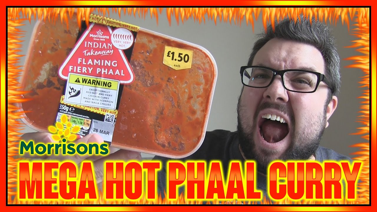 Morrisons Chicken Phaal Curry Review | MEGA HOT CURRY - YouTube