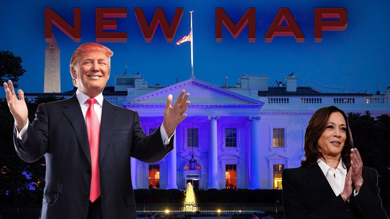 Shocking New Election map 2024 Donald Trump vs Kamala Harris - YouTube