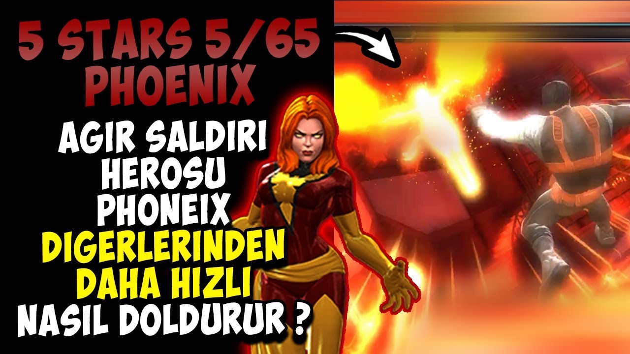 5/65 PHOENIX - DİĞERLERİNDEN HIZLI DOLDURAN HERO - #MCOC #PHOENIX - YouTube