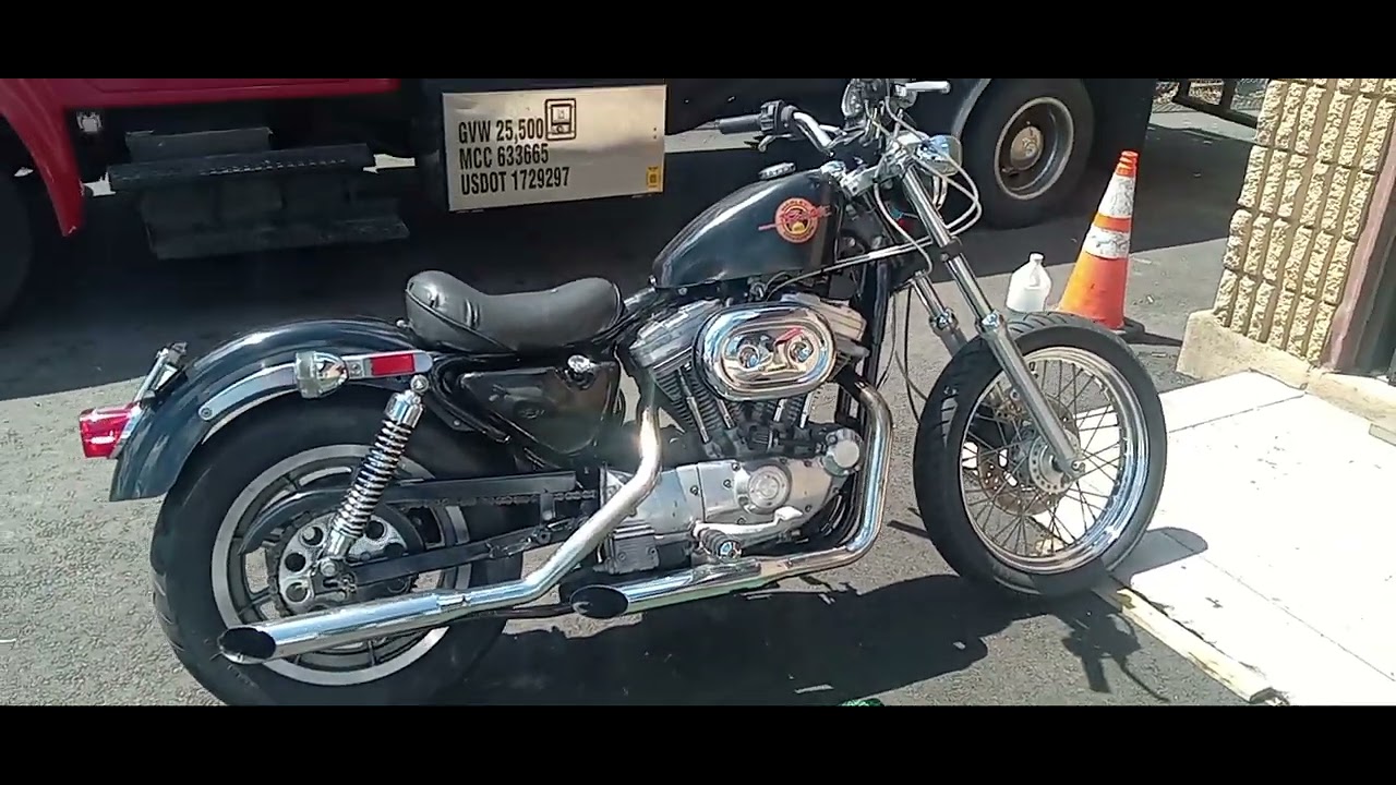 1990 Harley-Davidson Sportster XLH883 - YouTube