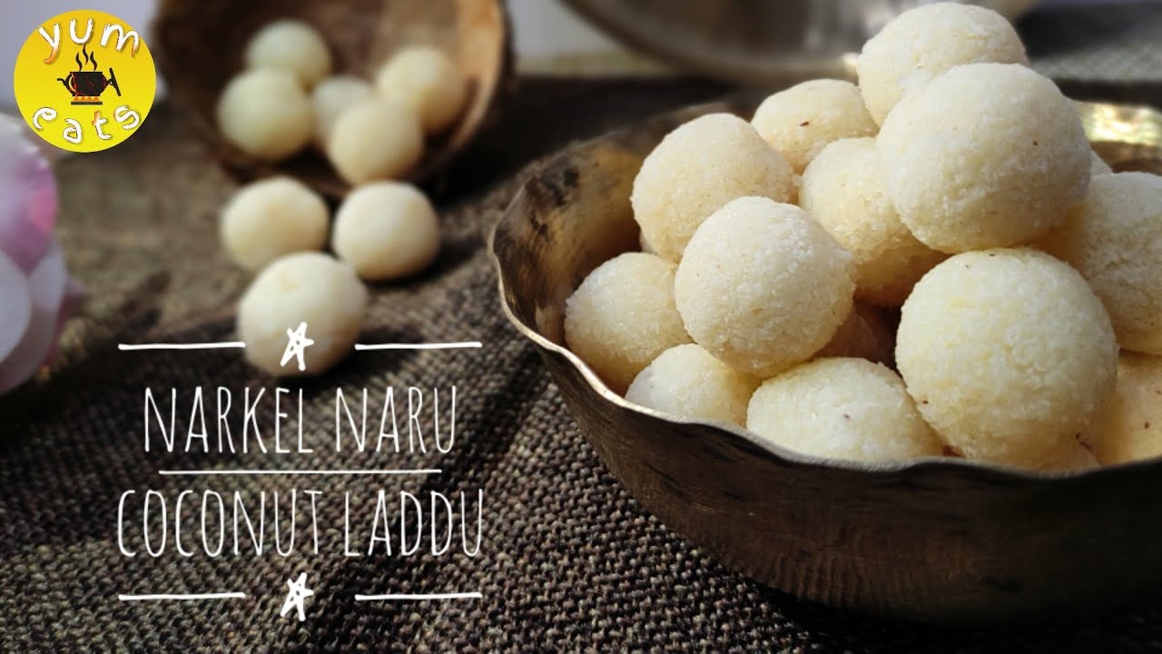 Narkel Naru Recipe Bengali | Chinir Narkel Naru | Coconut Laddu | Laxmi ...