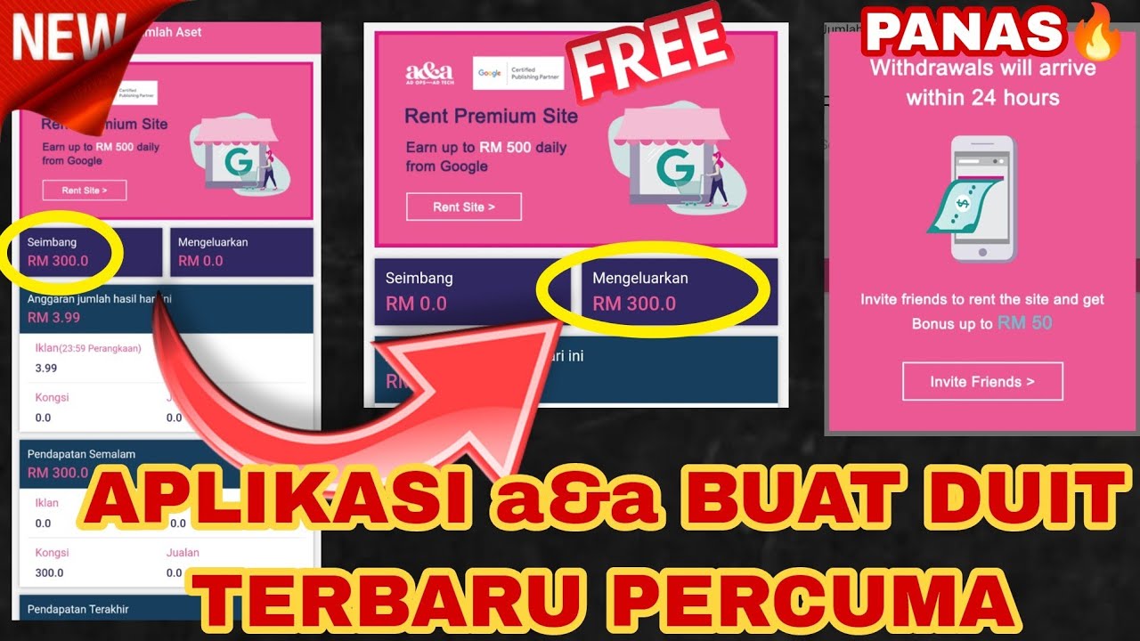 APLIKASI BUAT DUIT TERBARU a&a // APP ADA DI PLAY STORE🔴 - YouTube