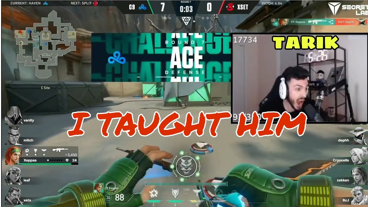 C9 Xeppa unbelievable ACE/1vs4 against XSET ft tarik - YouTube