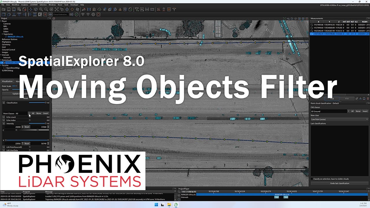 SpatialExplorer 8 - Moving Objects Filter - YouTube