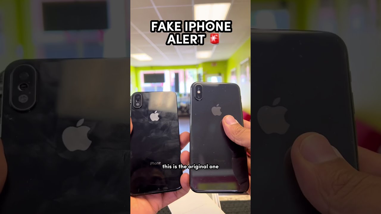 ⚠️FAKE IPHONE ALERT⚠️ YOU MUST WATCH THIS ! 😱 #shorts #apple #iphone13 ...