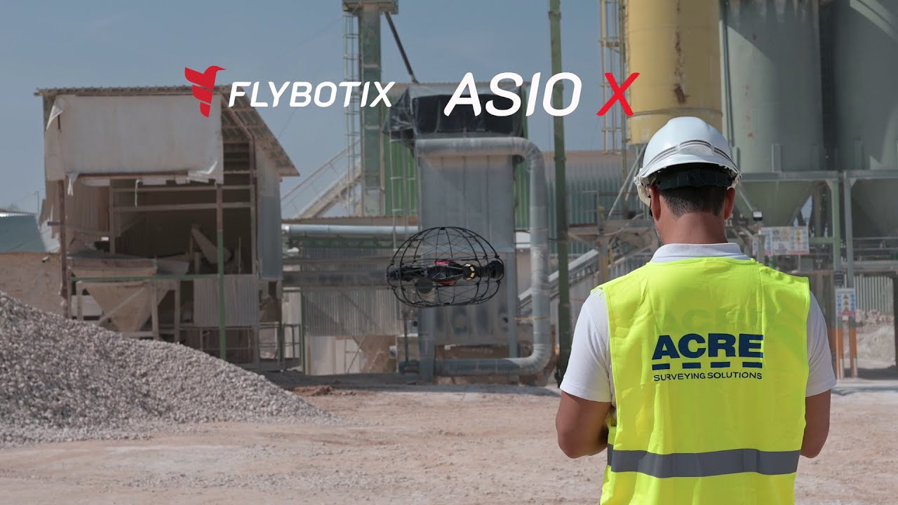 Flybotix Asio X, dron de inspección en espacios confinados - YouTube