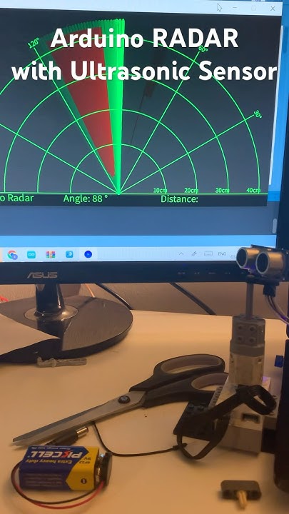 Arduino Radar #arduino #ultrasonicsensor #engineering - YouTube