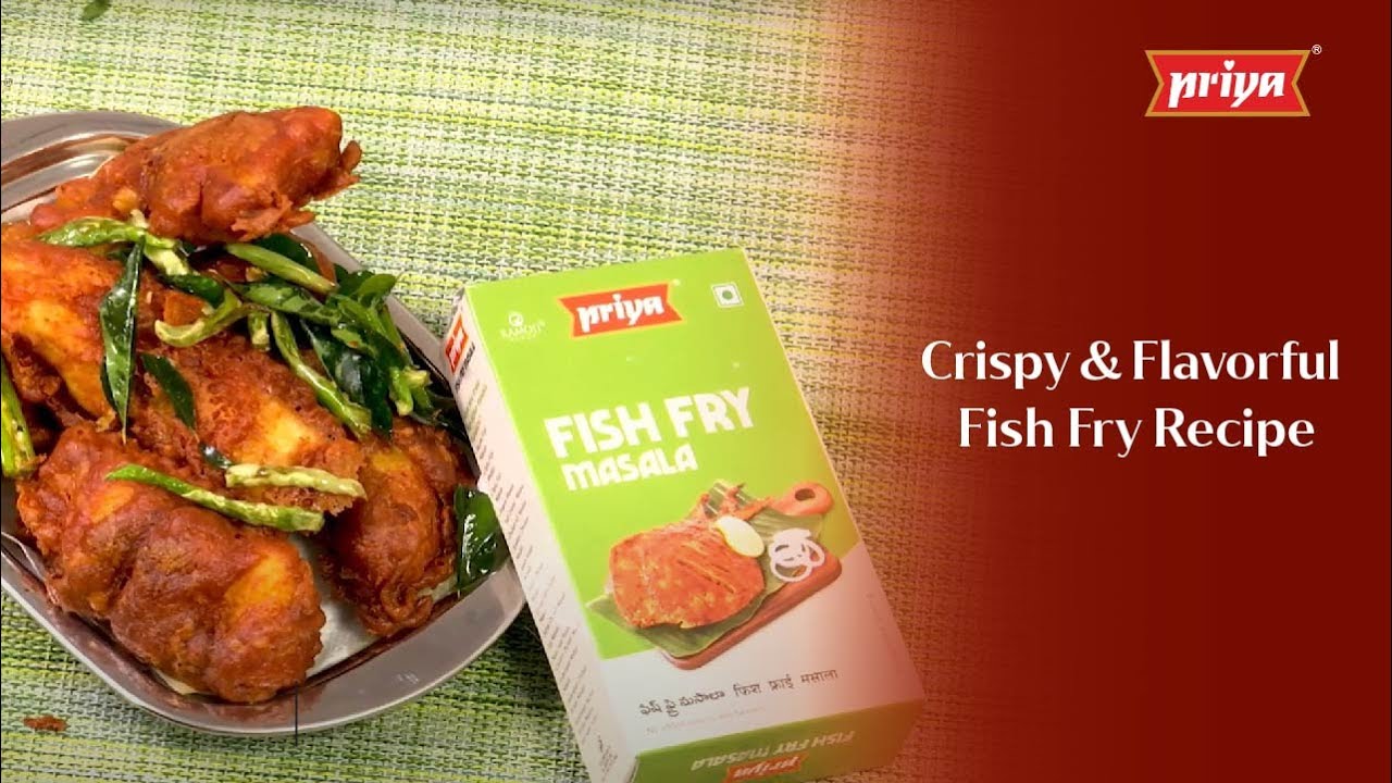 Crispy and Flavorful Fish Fry Recipe with Priya Foods Fish Fry Masala ...