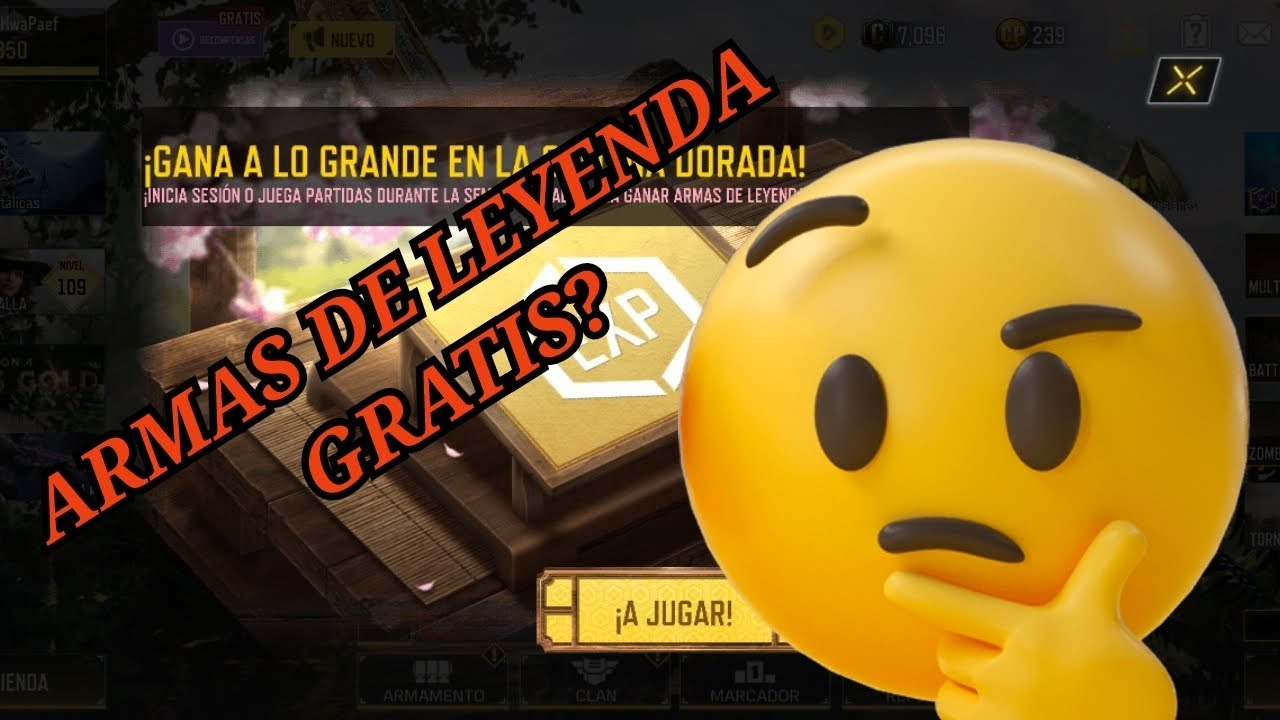 LEGENDARIAS GRATIS CODM - armas de leyenda gratis call of duty mobile ...