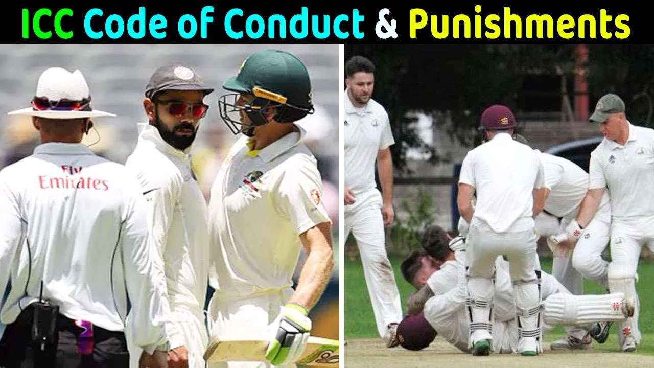 ICC Code of Conduct 4 Levels and Punishments by Umpires and Referees ...