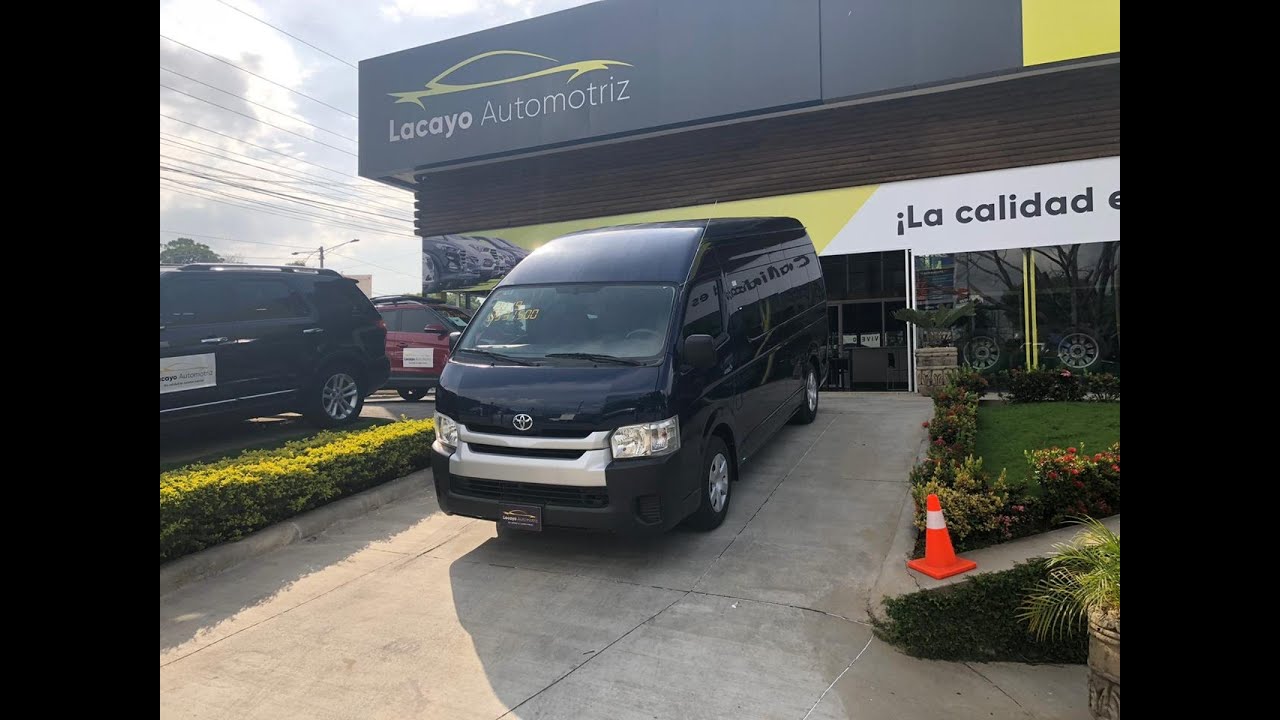 Microbús Toyota Hiace 2019 - YouTube