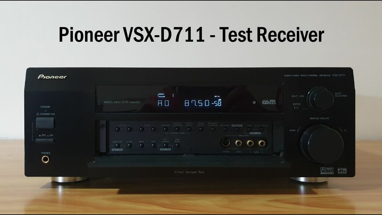 Pioneer VSX-D711 - Test Receiver - YouTube