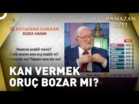 Ağır İşte Çalışanlar Oruç Tutmayabilir Mi?  | Necmettin Nursaçan'la İftar Saati