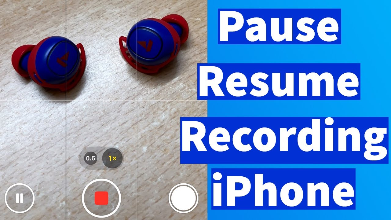 Pause Resume Recording on iPhone Camera - YouTube