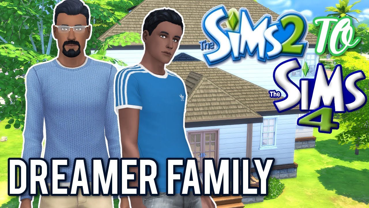 TS2 DREAMER FAMILY // The Sims 4: CAS & SPEED BUILD - YouTube
